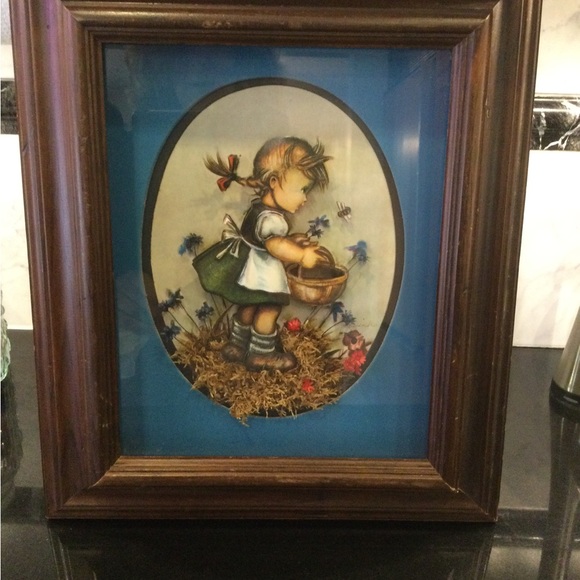 Hummel | Art | Vintage 3d Framed Hummel And Signed | Poshmark